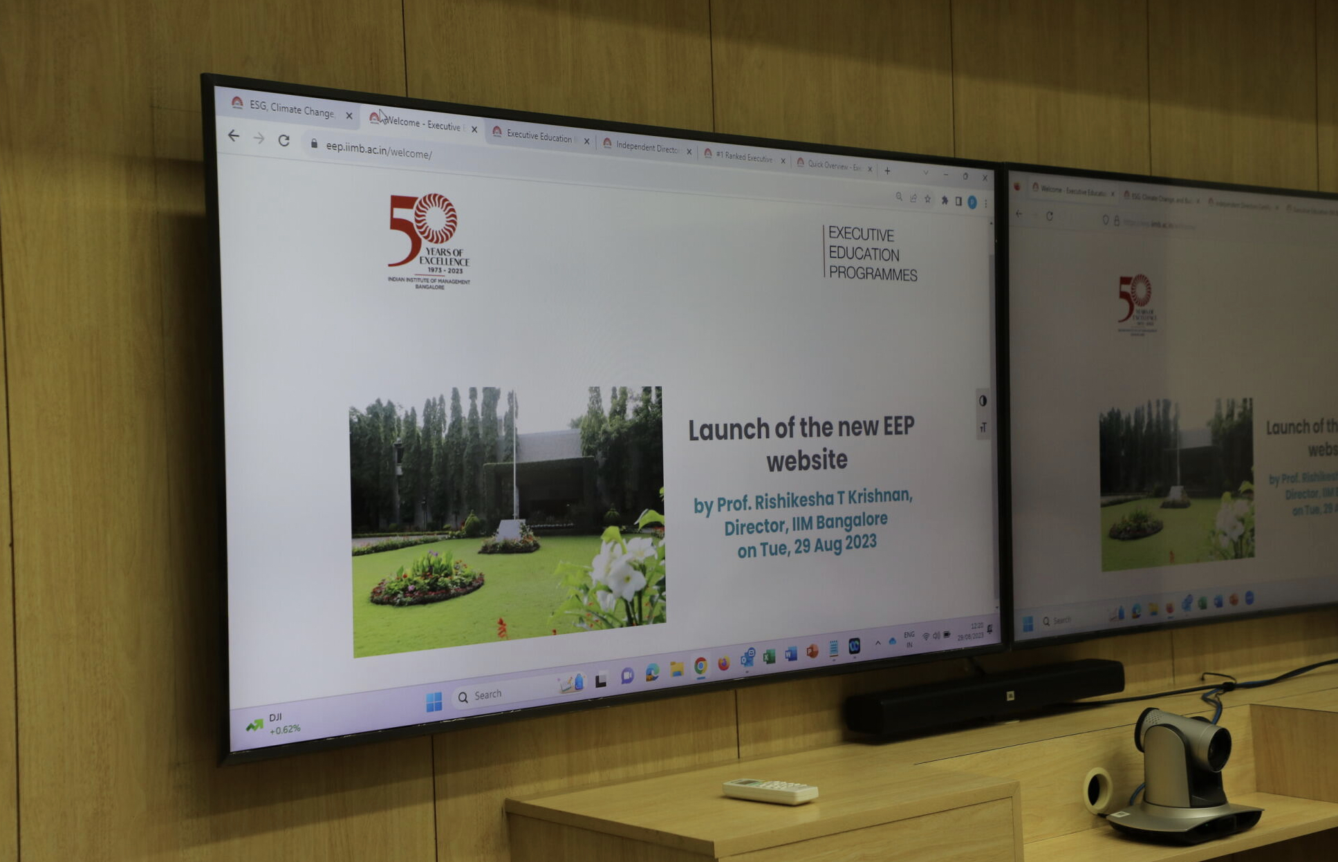 Iimb Eep Launches New Website Executive Education Iim Bangalore